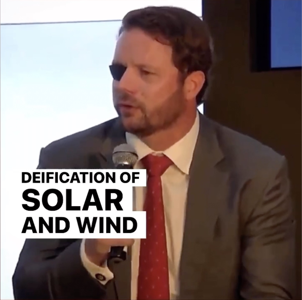 Dan Crenshaw speaking at COP27 - Dan Crenshaw
